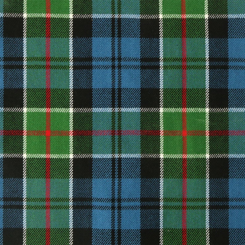 Colquhoun Ancient – Homespun Tartan Fabric – by the Yard – Wool Blend ...