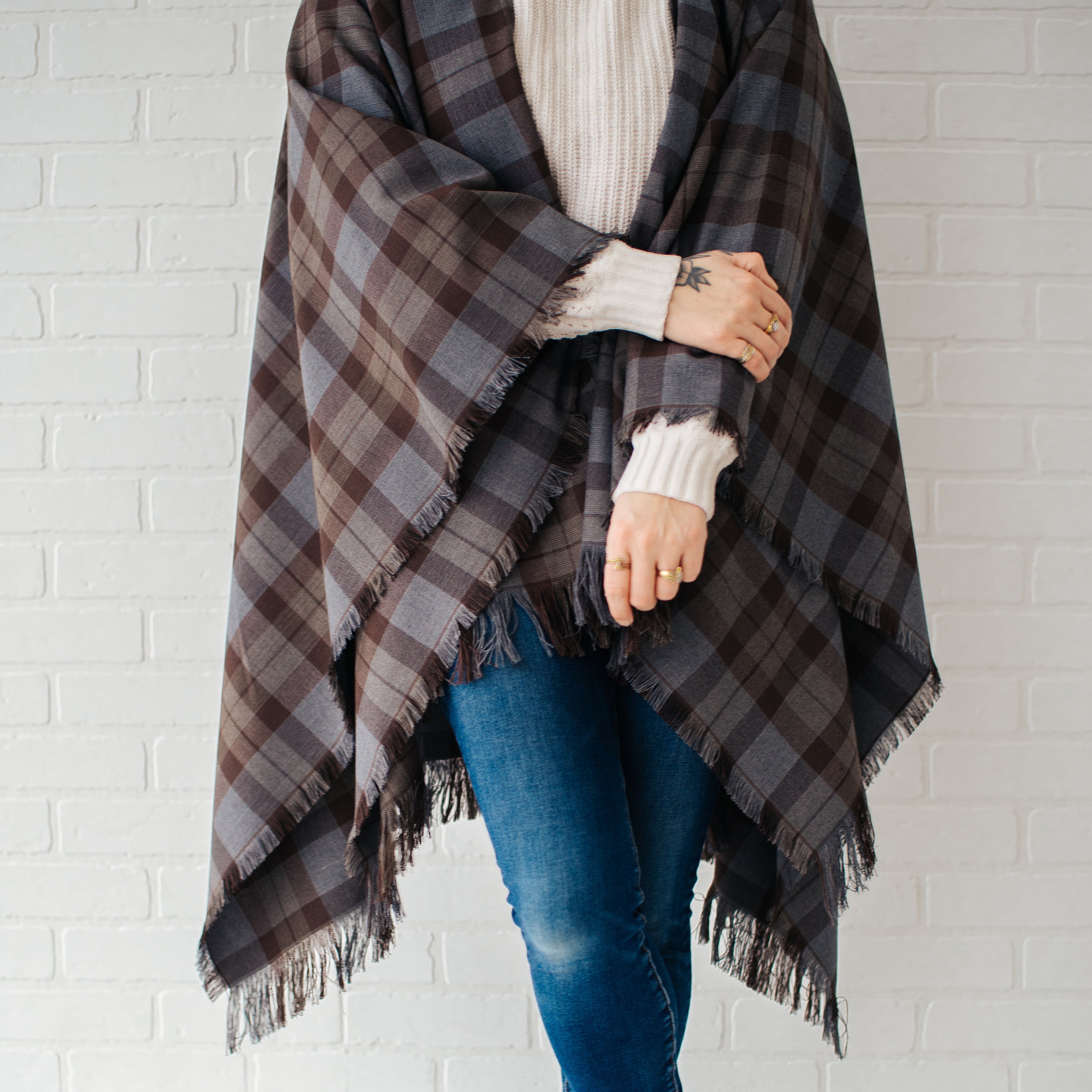 OUTLANDER Wrap - Poly/viscose Tartan - Made in Scotland - Ships From ...