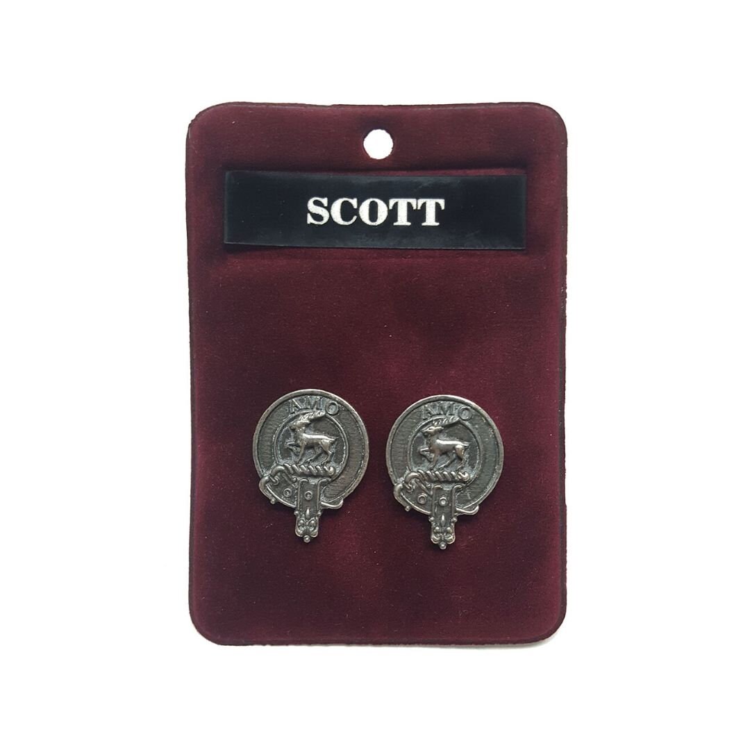 Scott Clan Cufflinks - Made in Scotland - Gaelic Themes Cufflinks ...