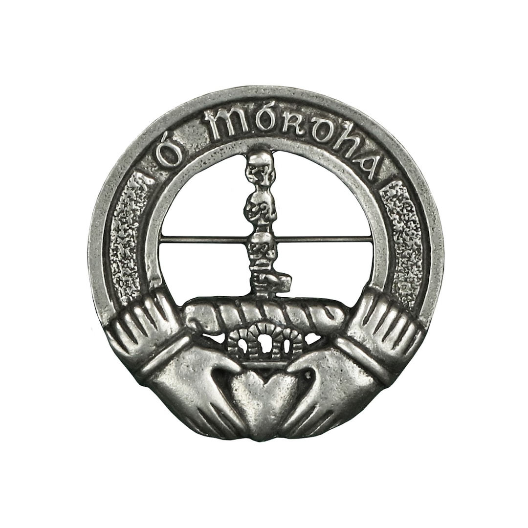 Moore (o'mordha) Irish Family Crest Cap Badge/brooch - Made in Scotland ...