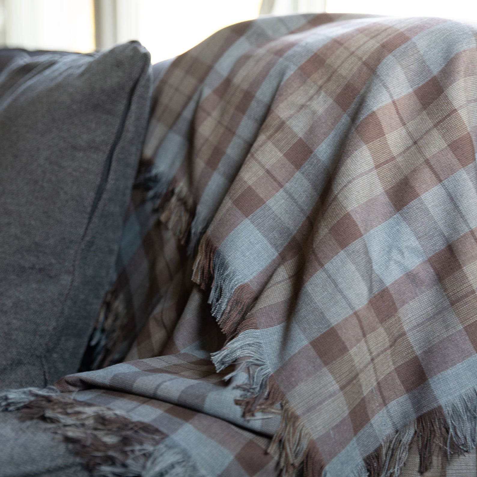 OUTLANDER Tartan Throw Blanket - Authentic Premium Wool Tartan - Made ...