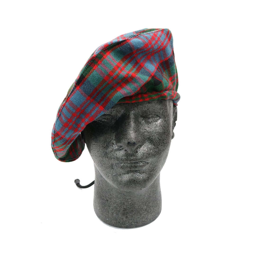 Macdonald Ancient Tartan Tam - Homespun Wool-blend - Etsy