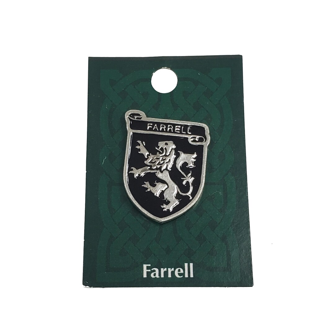Farrell Clan Irish Coat of Arms Pewter Mini Badge/pin - Etsy