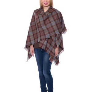 OUTLANDER Wrap Poly/Viscose Tartan Made in Scotland Ships | Etsy