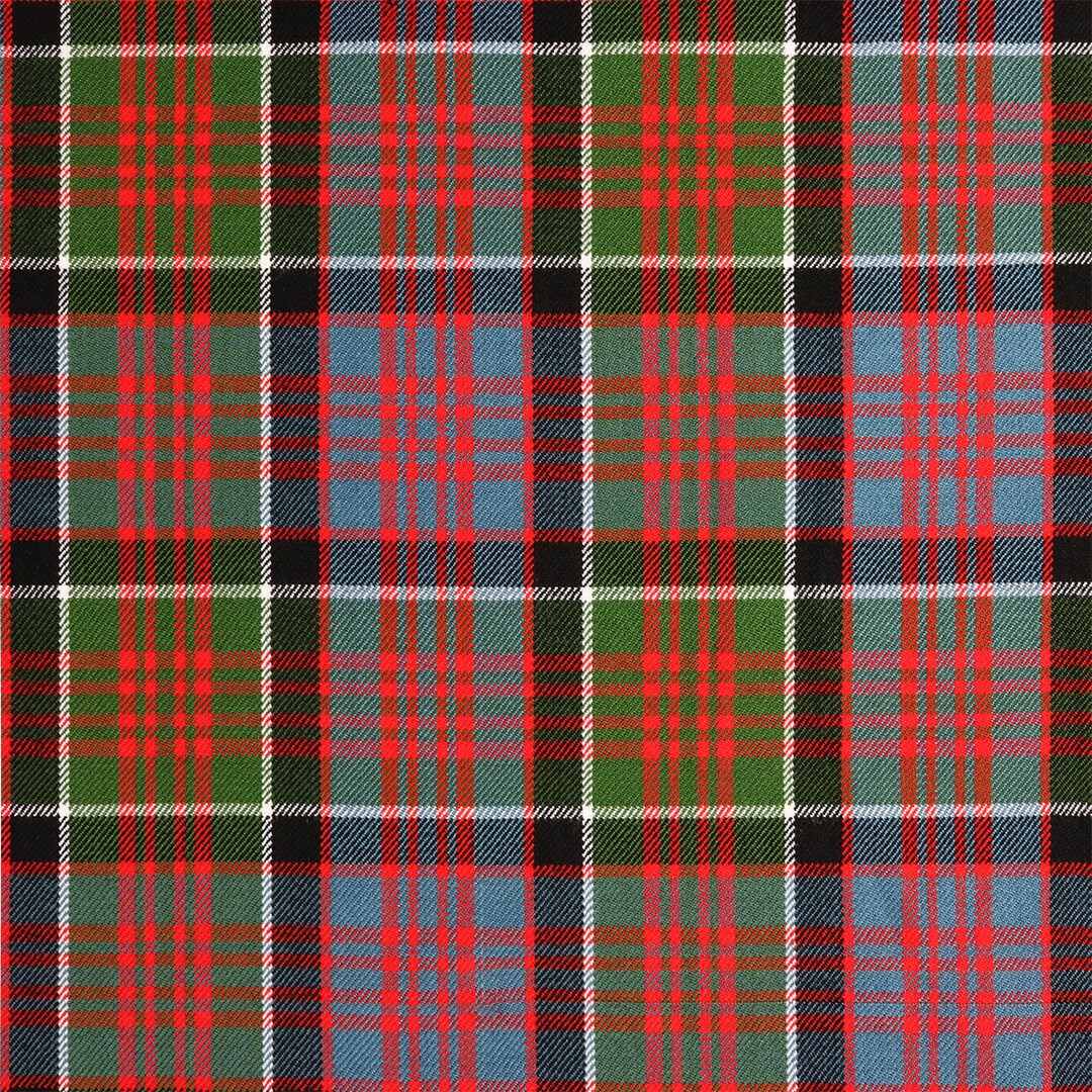 Macdonald Clanranald Ancient Tartan - Homespun Wool Blend Tartan Fabric ...