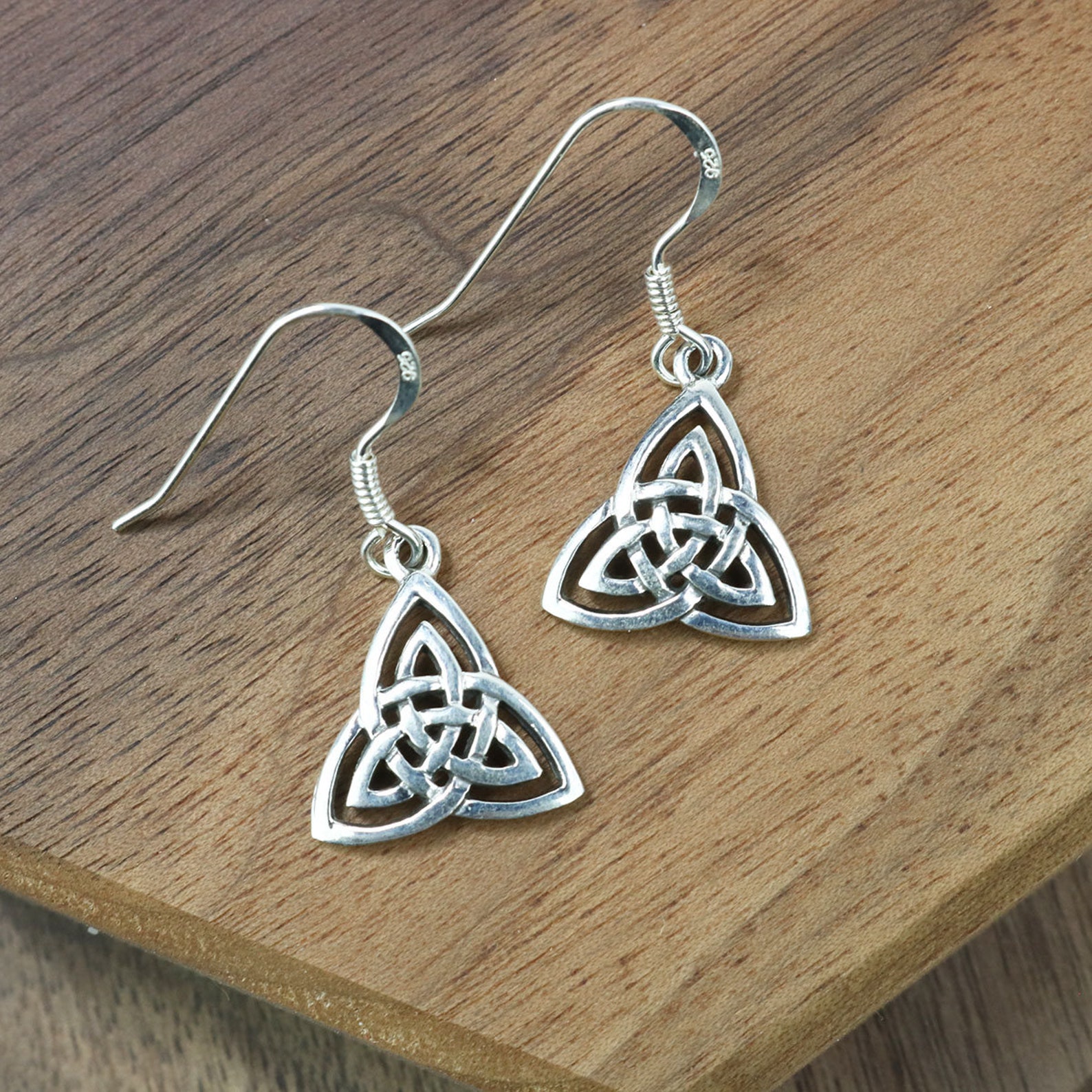 Trinity Knot Earrings Triquetra Trefoil Knot the Celtic | Etsy