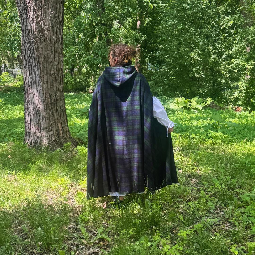 Tartan Cloak A-L Tartans - Lined With Hood Tartan Cape - Etsy