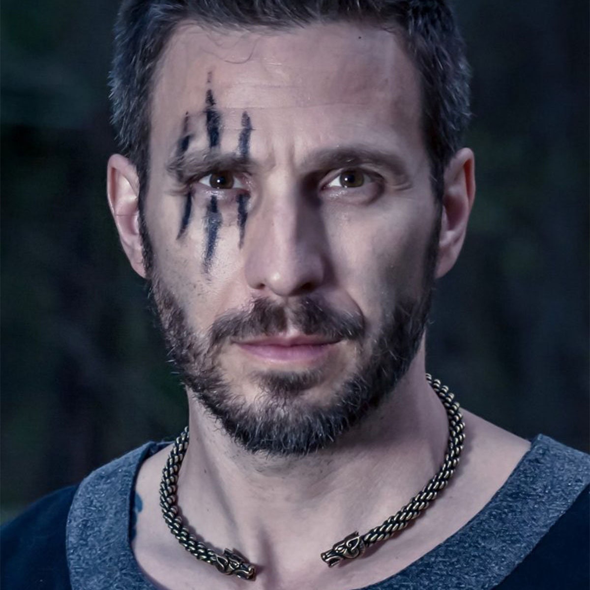 Celtic Wolf Neck Torc Celtic Braided Necklace Made in the - Etsy