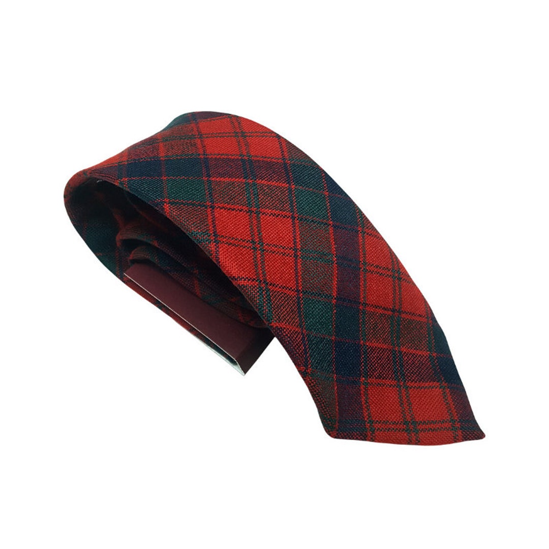 Robertson Tartan Necktie - Made in Scotland - Premium Wool - in Stock ...