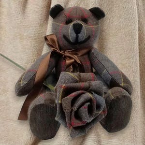 Outlander Tartan Heritage Bears & Roses - Etsy