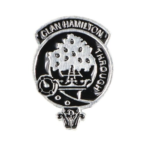 Hamilton Clan Crest Kilt Pin Gaelic Themes Kilt Pin - Etsy
