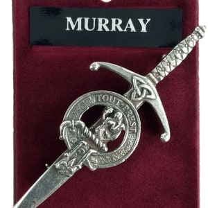 Murray Clan Crest Kilt Pin - Gaelic Themes Kilt Pin - Tout Prest - Etsy