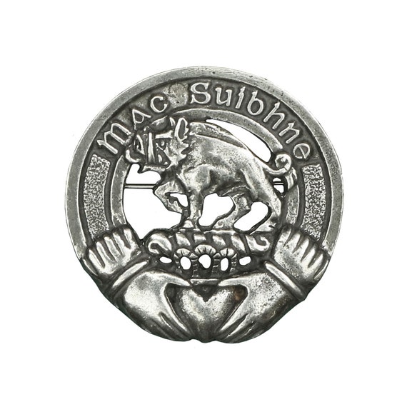 Mcsweeney mcsuibhne Irish Family Crest Cap Badge/brooch - Etsy