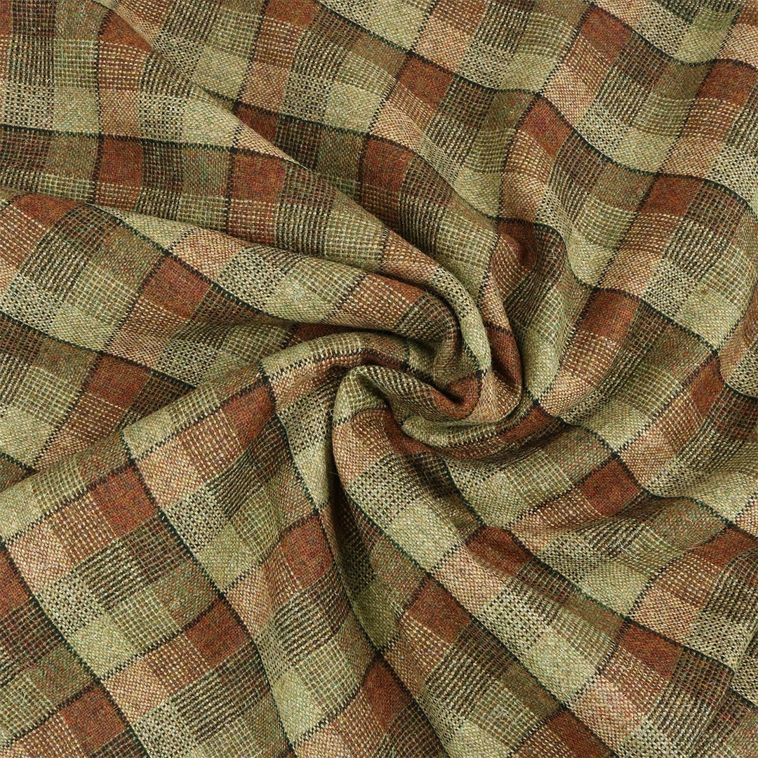 Braveheart Rustic Wool Tartan Double Width - Woven in Scotland by the ...