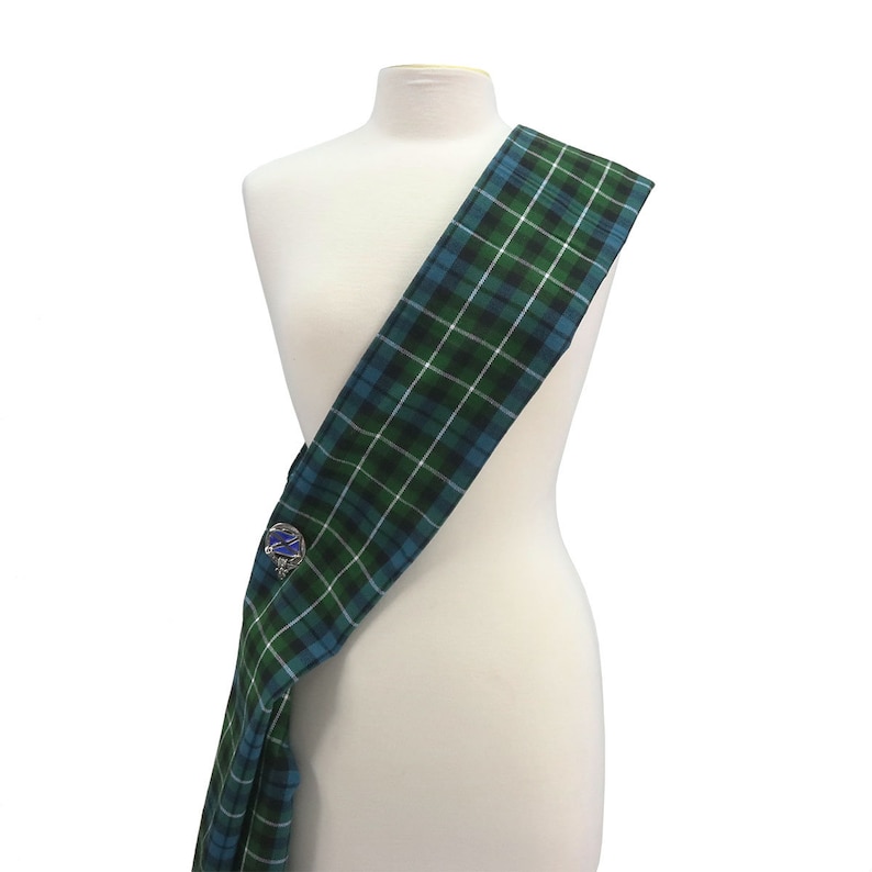 Traditional Scottish Sash - M-Y Tartans - Homespun Wool Blend - Etsy