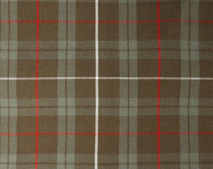 Muted Blue and Red Plaid Fabric Fraser Hunting Weathered Tartan by ...