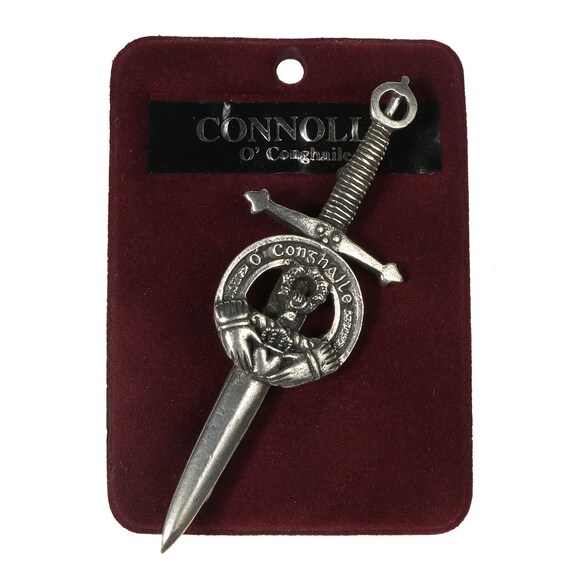 Connolly o'conghaile Irish Family Crest Kilt Pin Made | Etsy
