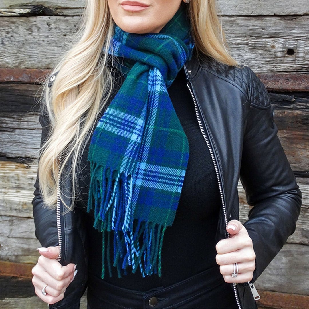 Jones/john Welsh Tartan Scarf - Welsh Lambswool - Made in Wales - Etsy