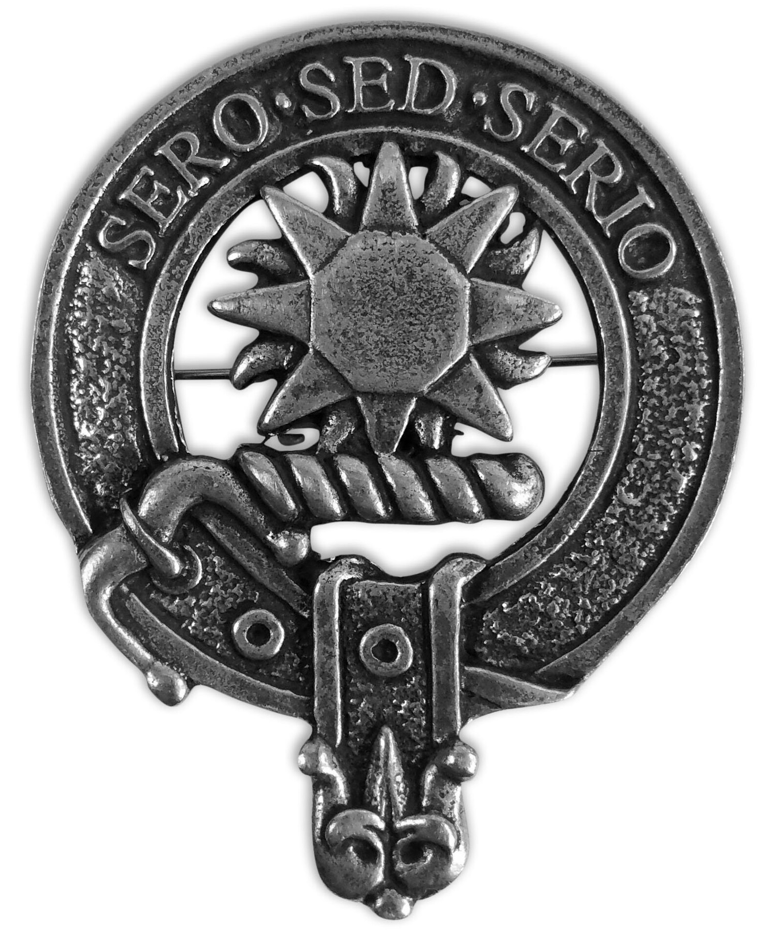 Kerr Cap Badge Pewter Clan Crest Badge Gaelic Themes Cap - Etsy