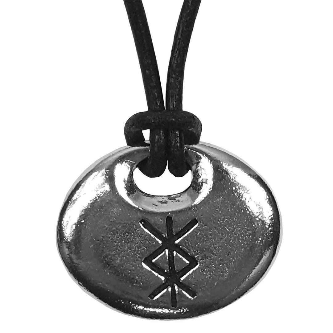 Protection Bind Rune Pewter Pendant Made in Cornwall - Etsy