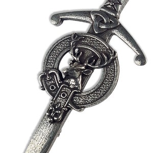 Scottish Stag Kilt Pin - Stag Kilt Pin - Celtic Kilt Pin - Made in ...