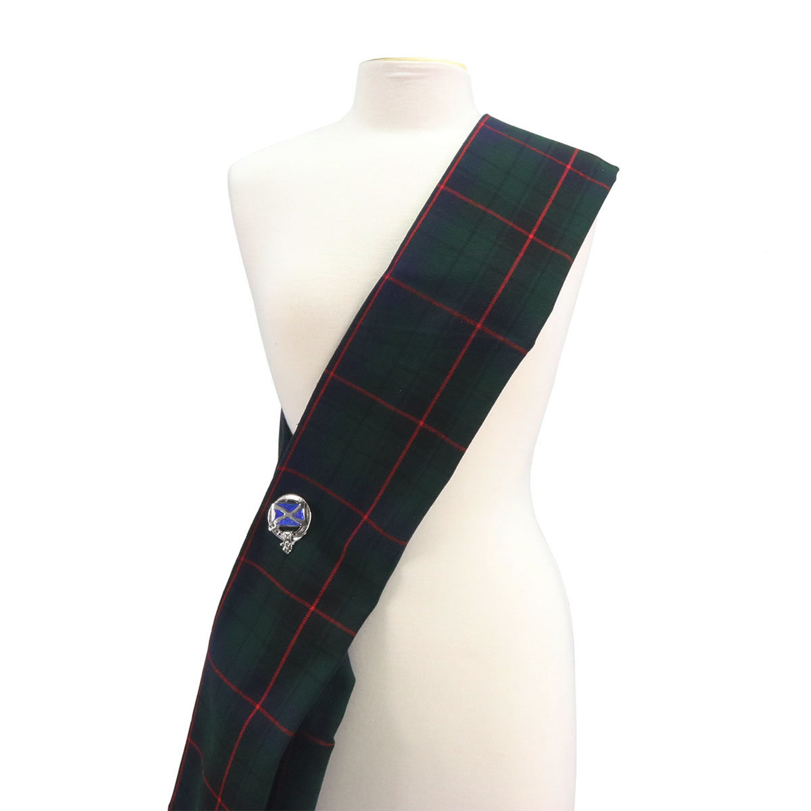 Traditional Scottish Sash A-L Tartans Homespun Wool Blend | Etsy