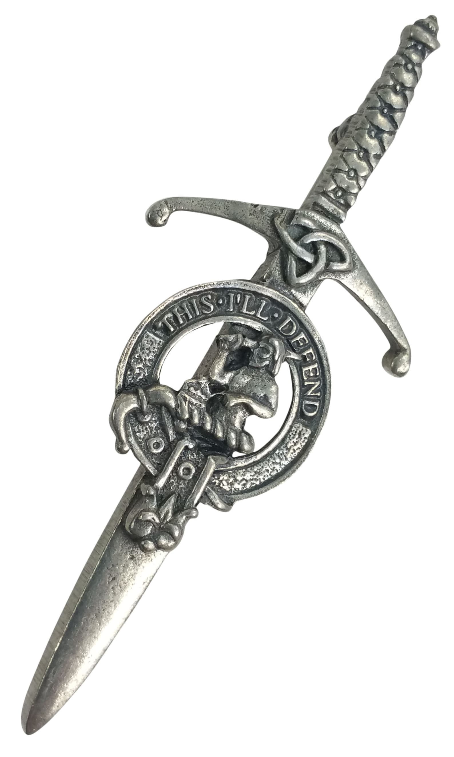 Macfarlane Clan Crest Kilt Pin - Gaelic Themes Kilt Pin - This I'll ...