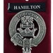 Hamilton Cap Badge - Pewter Clan Crest Badge - Gaelic Themes Cap Badge ...