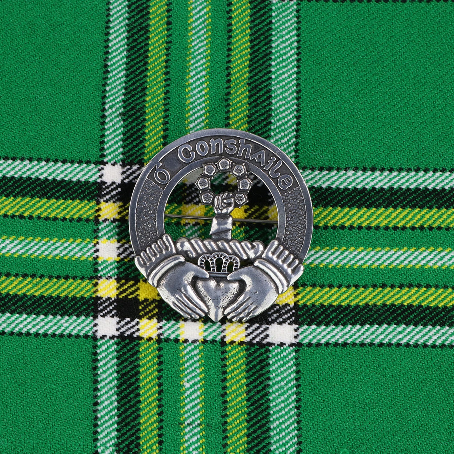 Connolly o'conghaile Irish Family Crest Cap Badge/brooch - Etsy