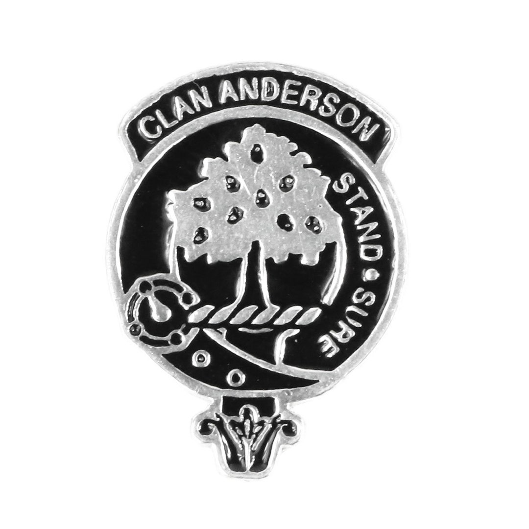Anderson Clan Crest Pewter Mini Badge/pin - Etsy