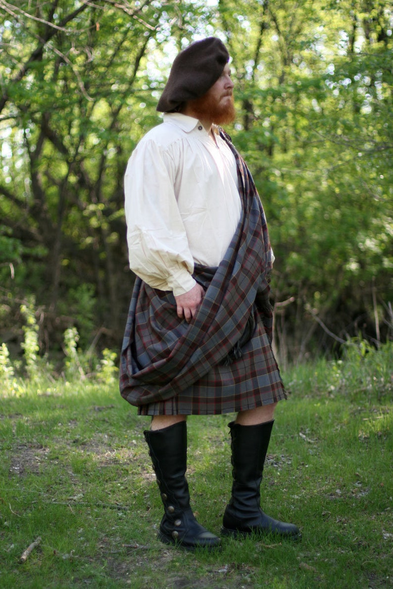 Highland Kilt Shirt the Celtic Croft Rustic Highland Kilt - Etsy