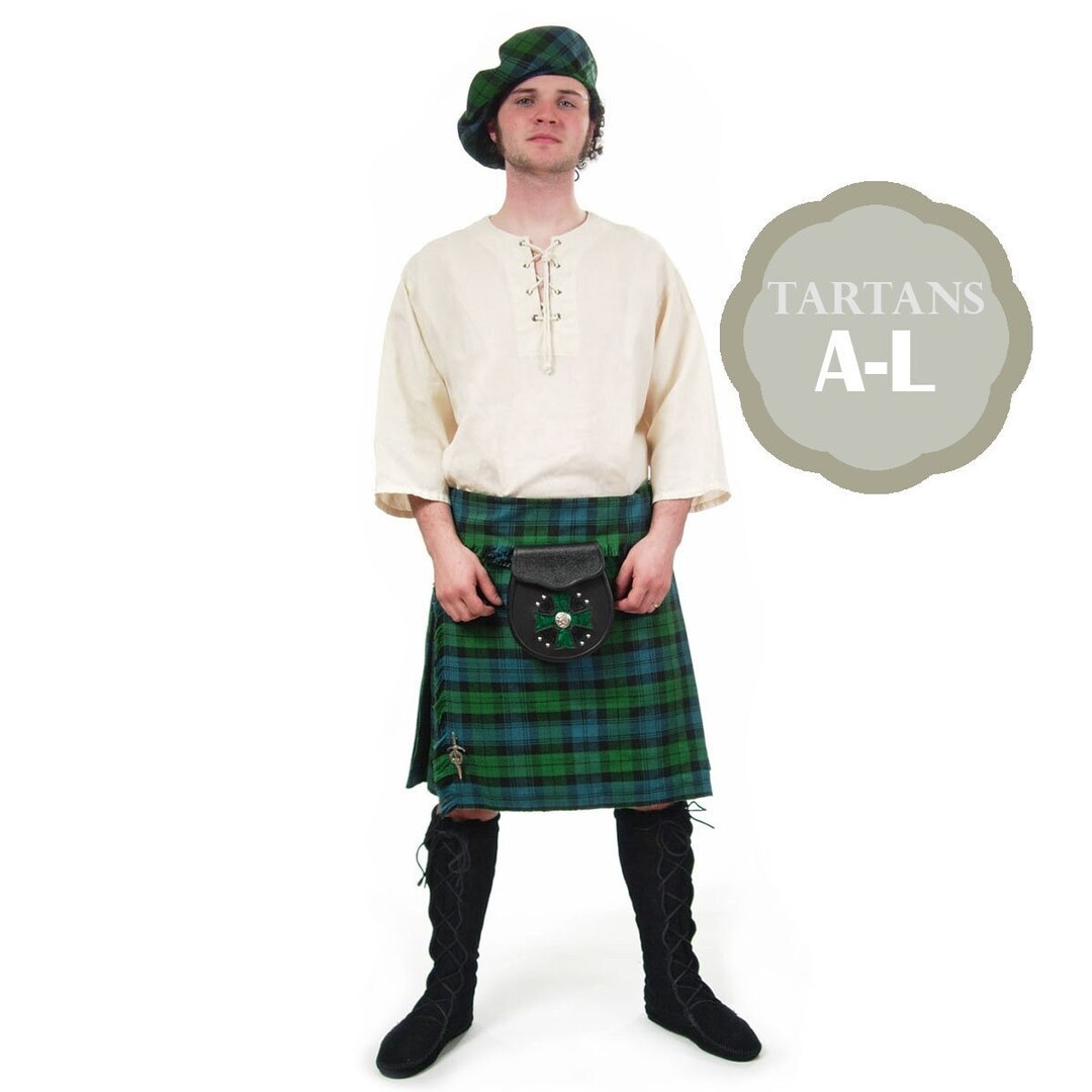 Homespun Phillabeg (little Kilt) (tartans A-L) - Etsy