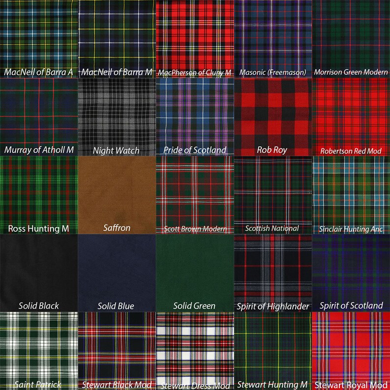 Scottish Arisaid or Earasaid M-Y Tartans Homespun Wool Blend - Etsy