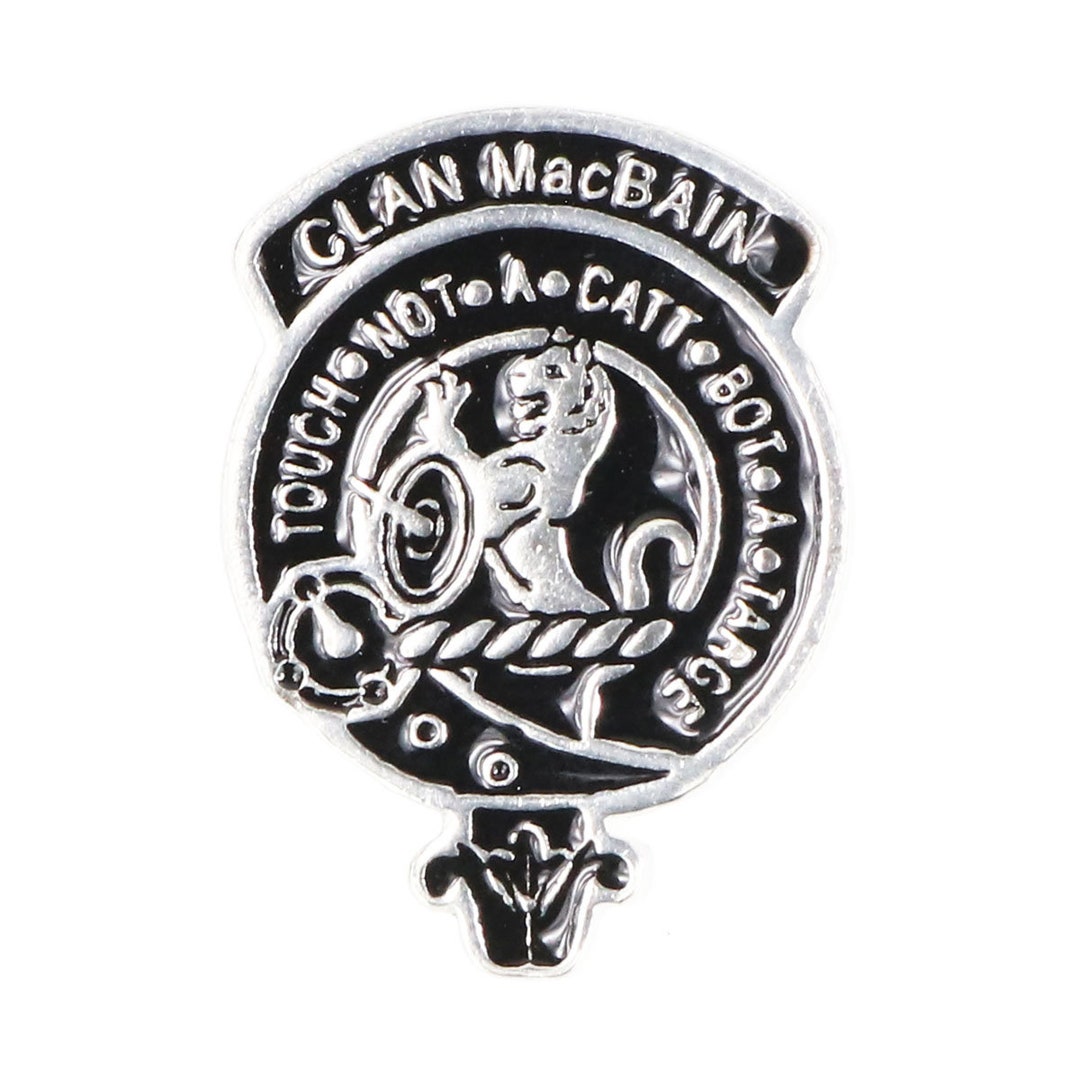 Macbain Clan Crest Pewter Mini Badge/pin - Etsy