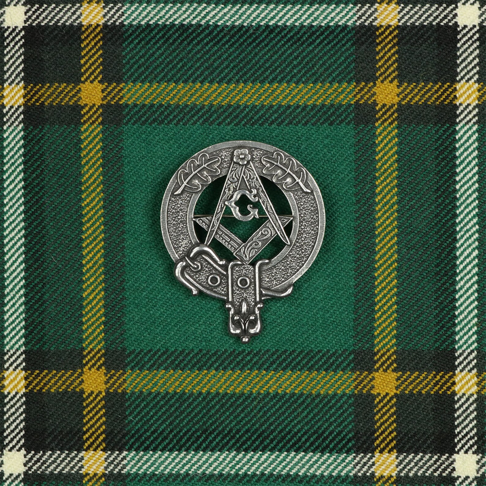 Masonic (freemason) Cap Badge/brooch - Square and Compasses - Made in ...