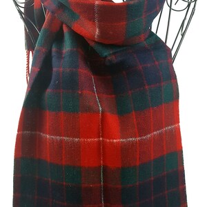 Fraser Modern Tartan Lambswool Scarf - Made in Scotland - in Stock ...
