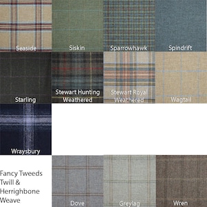 Twill Tweed Fabric - Upholstery - Kilts - Clothing - Etsy