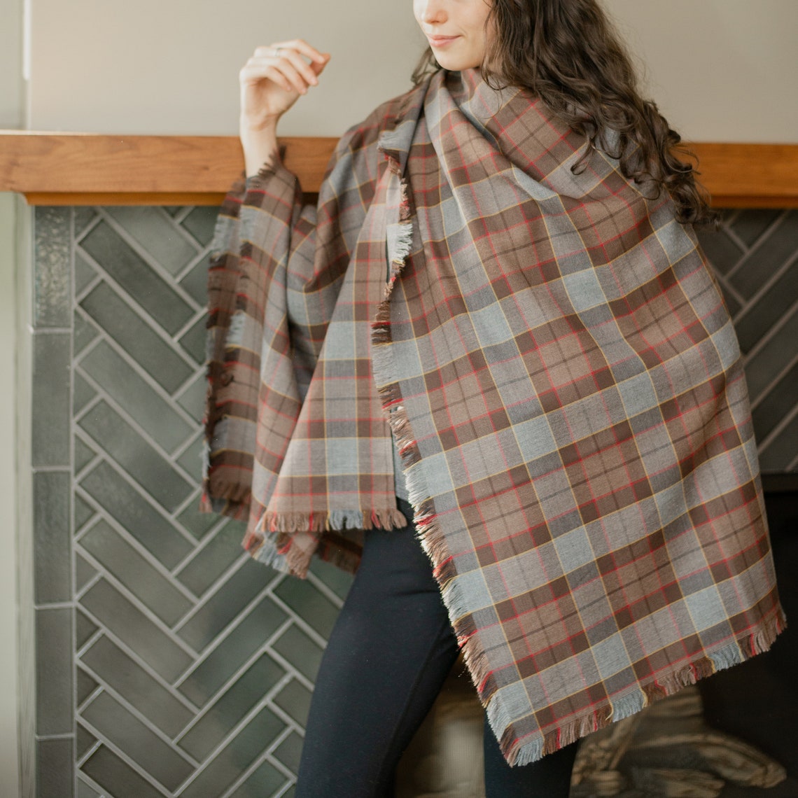 OUTLANDER Shawl in Officially Licensed Authentic Premium Wool - Etsy