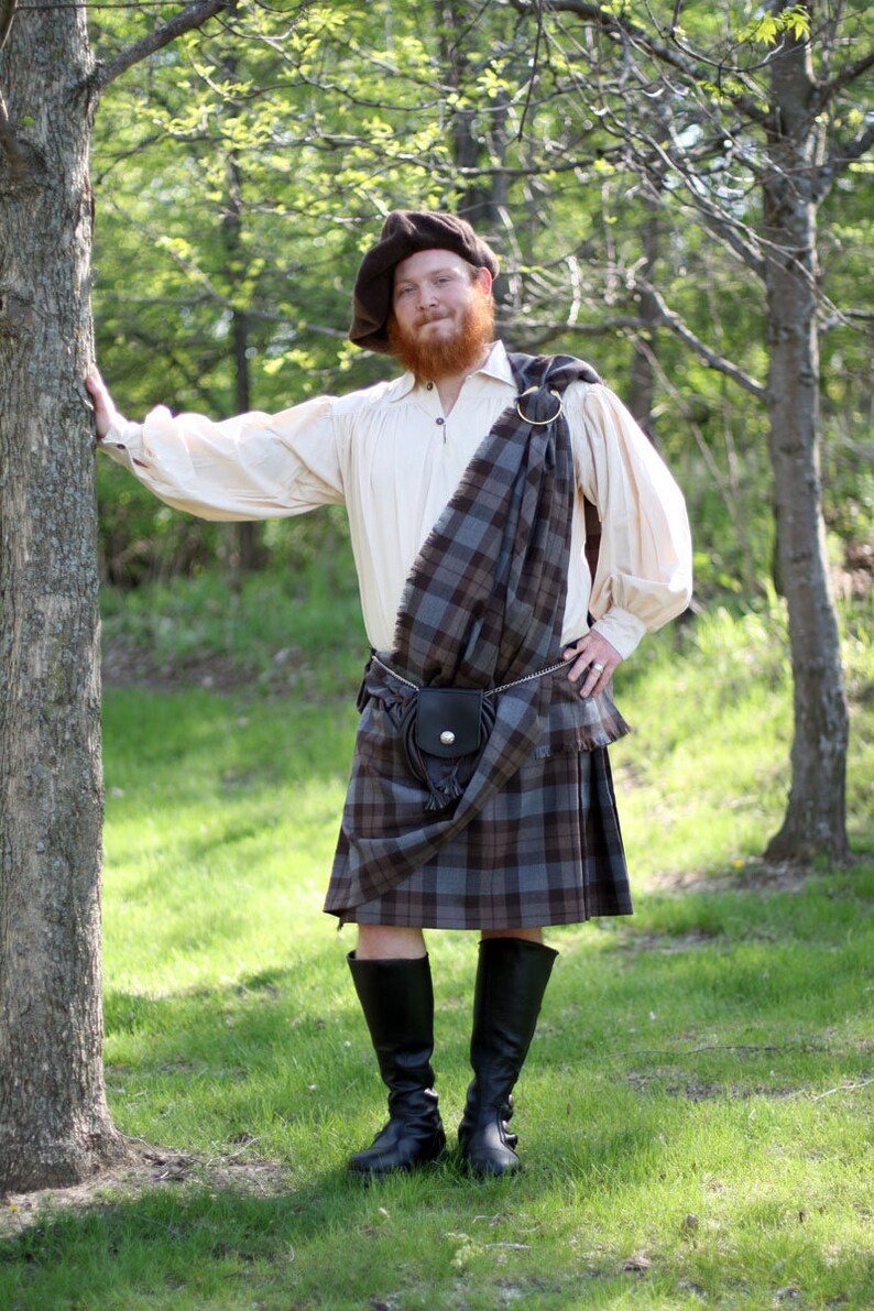 Highland Kilt Shirt the Celtic Croft Rustic Highland Kilt - Etsy