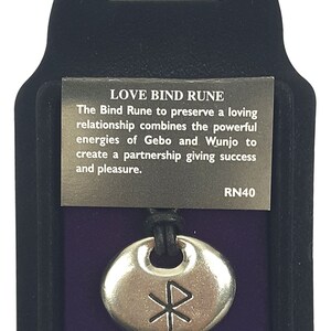 Love Bind Rune Pewter Pendant - Made in Cornwall - Etsy