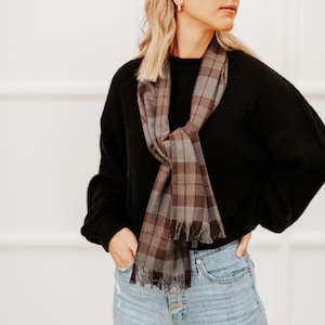OUTLANDER Tartan Scarves in the Official OUTLANDER Poly/viscose Tartan - Woven in Scotland ...