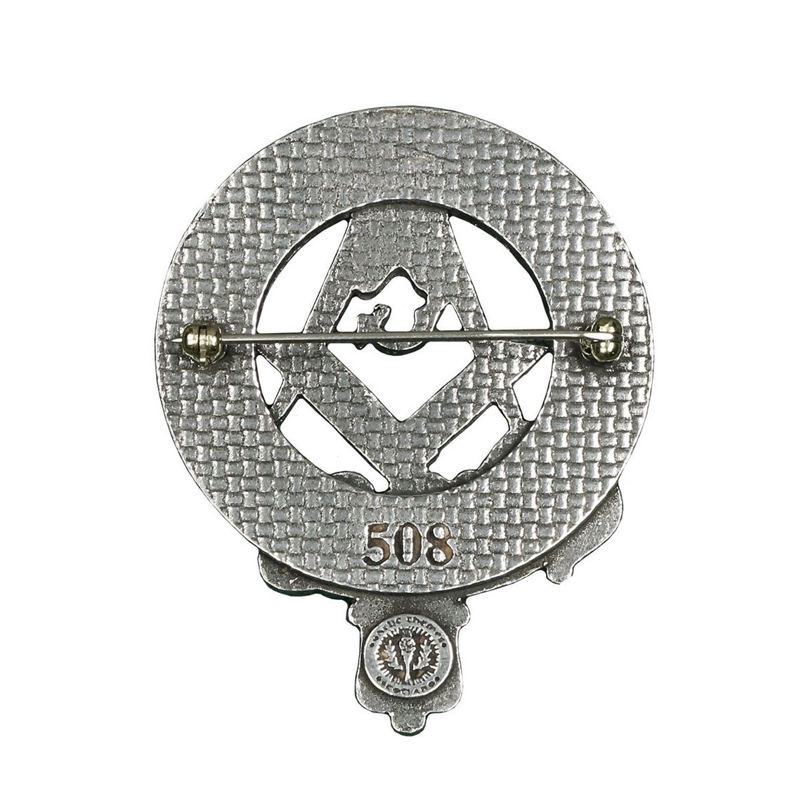 Masonic (freemason) Cap Badge/brooch - Square and Compasses - Made in ...