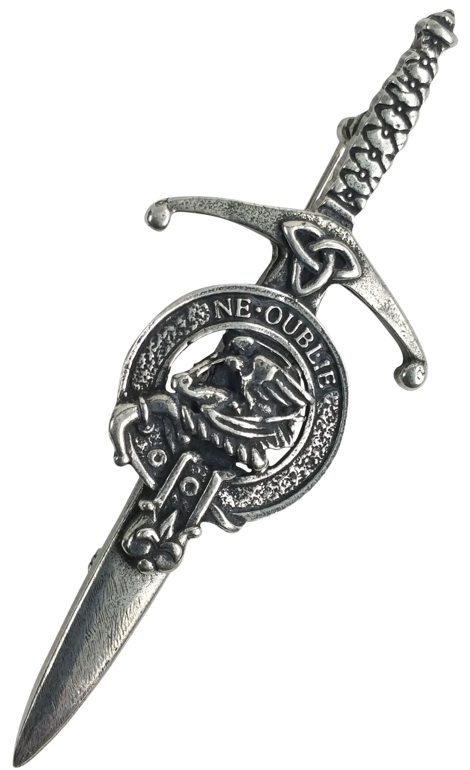 Graham Clan Crest Kilt Pin - Gaelic Themes Kilt Pin - Ne Oublie - Etsy