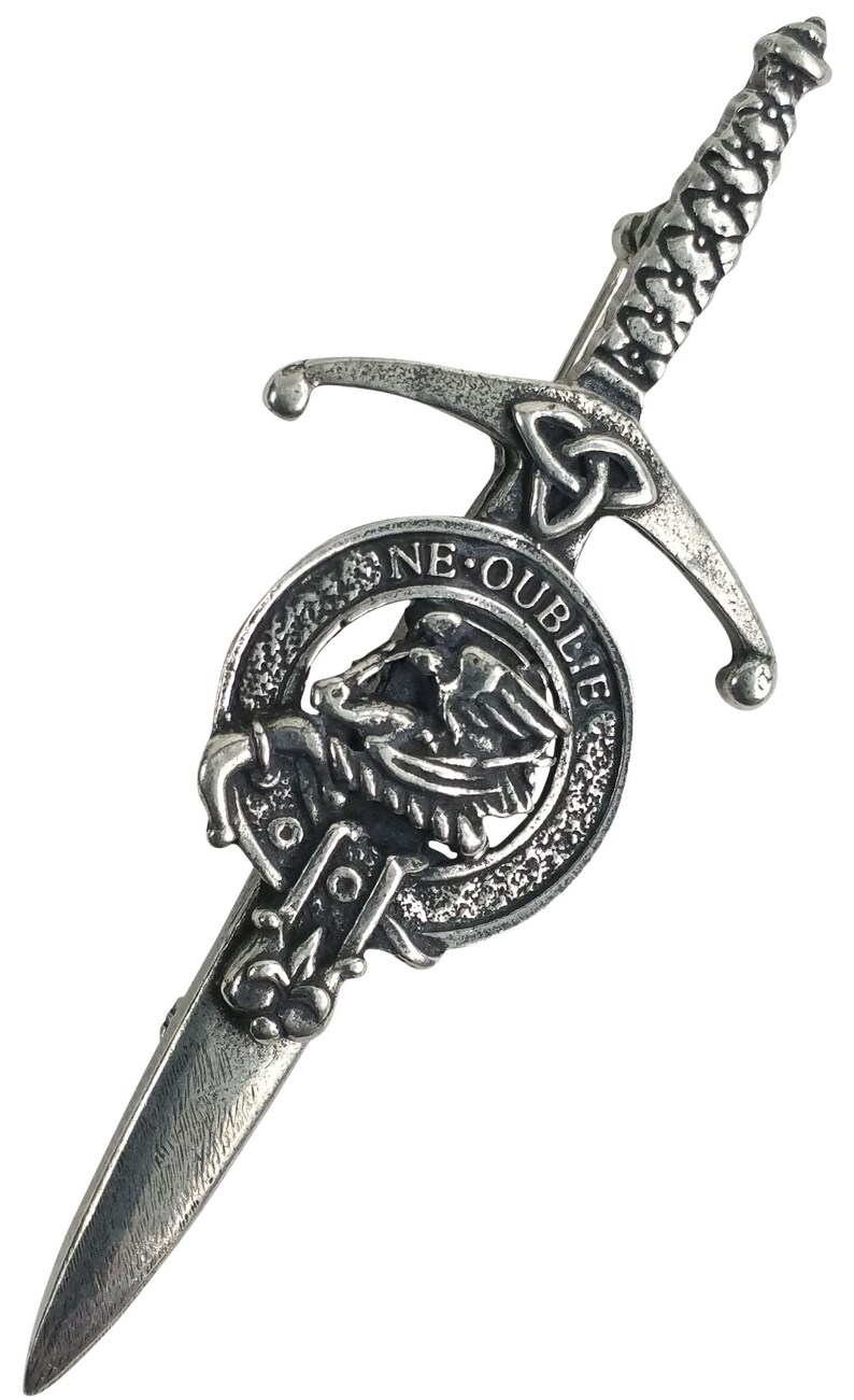 Graham Clan Crest Kilt Pin Gaelic Themes Kilt Pin Ne - Etsy