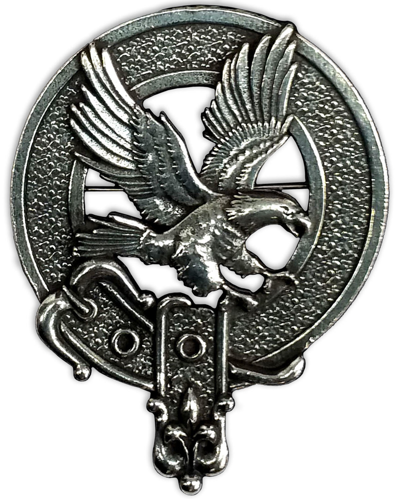 Scottish Eagle Cap Badge/brooch Eagle Brooch Celtic Brooch | Etsy