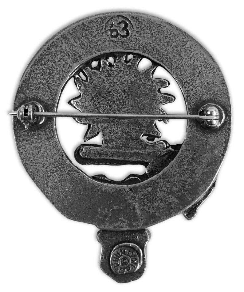 Kerr Cap Badge Pewter Clan Crest Badge Gaelic Themes Cap - Etsy