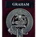 Graham Cap Badge - Pewter Clan Crest Badge - Gaelic Themes Cap Badge or ...