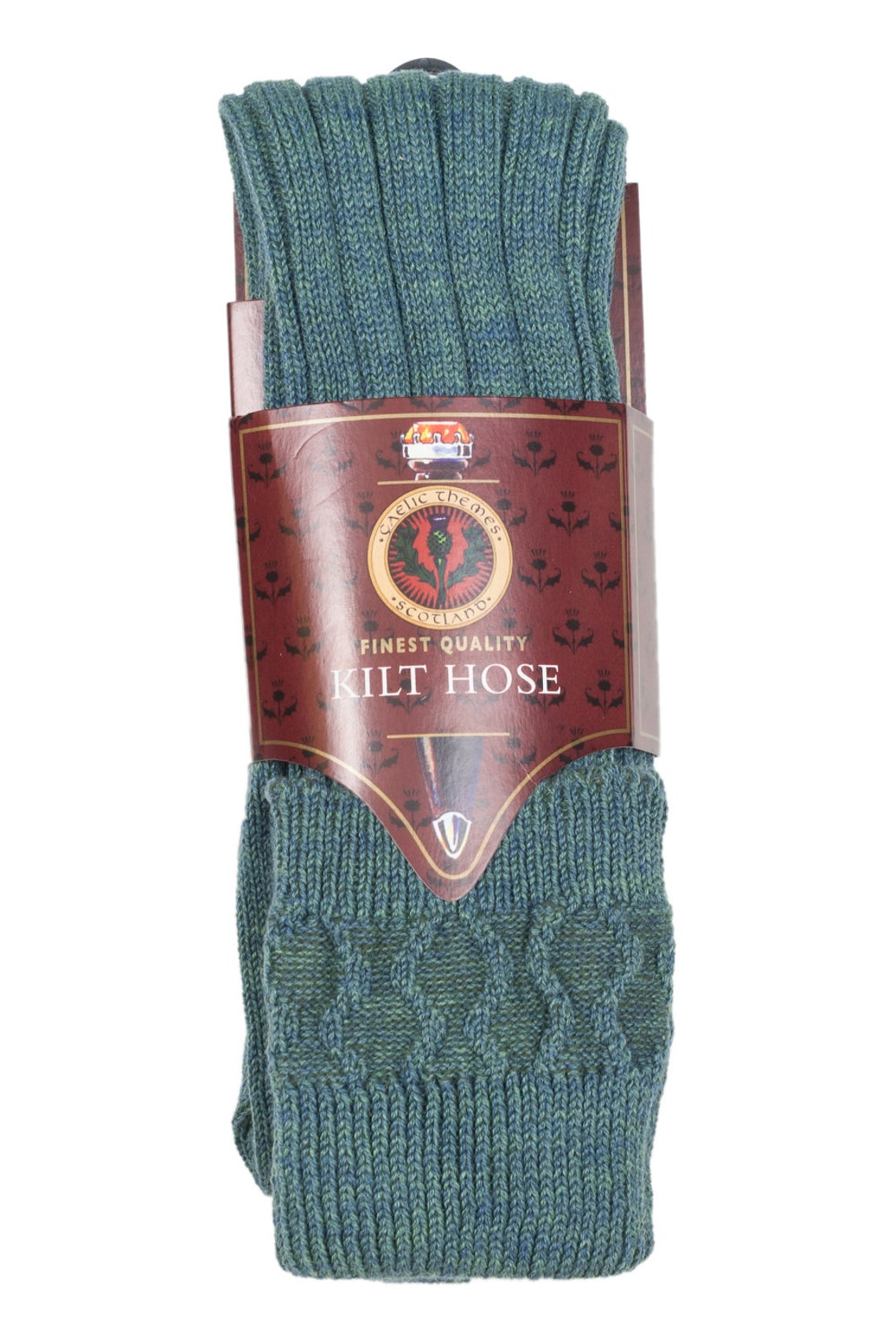 Lovat Blue Kilt Hose Wool Blend Made in Scotland the - Etsy