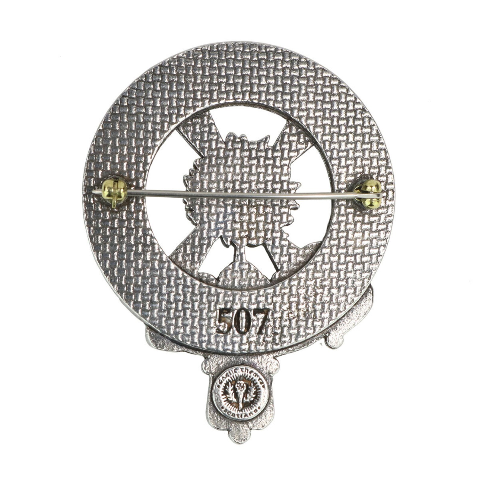 Clergy Cap Badge Pewter Clan Crest Badge Gaelic Themes Cap - Etsy