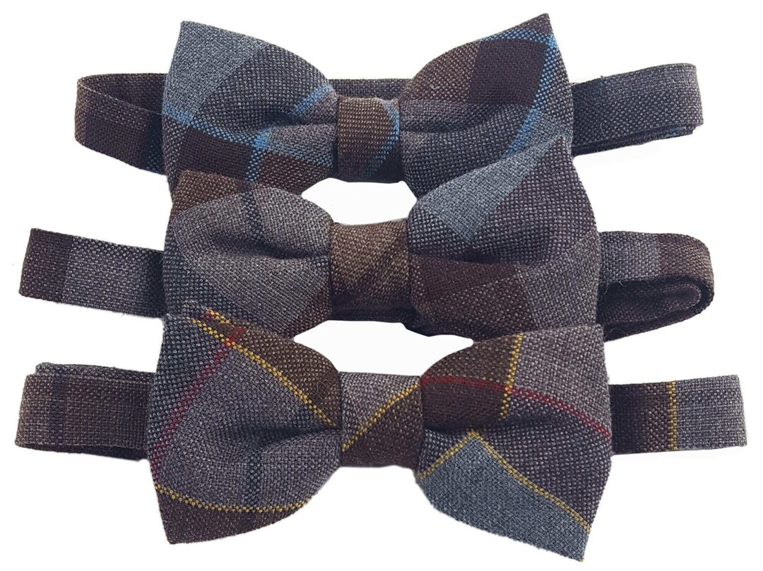 OUTLANDER Tartan Bow Tie - Official Authentic Premium Wool Fabric Woven ...